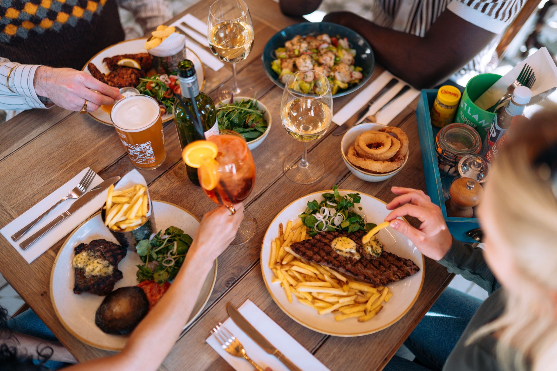 Menus at Hall & Woodhouse Taplow